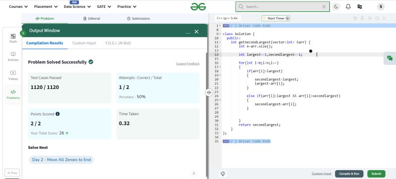 #gfg160 #geekstreak2025 #gfg160 #dsa #coding #geeksforgeeks | Shaurya Anand #gfg160 #geekstreak2025 #gfg160 #dsa #coding #geeksforgeeks | Shaurya Anand