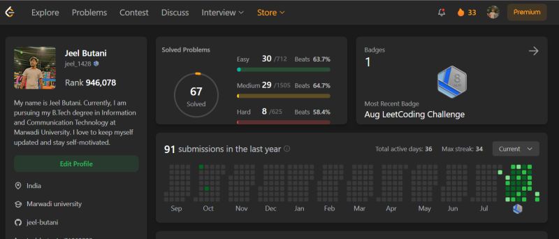 Jeel Butani on LinkedIn: #365daychallenge #leetcode #dailycoding #dsa ... Jeel Butani on LinkedIn: #365daychallenge #leetcode #dailycoding #dsa ...