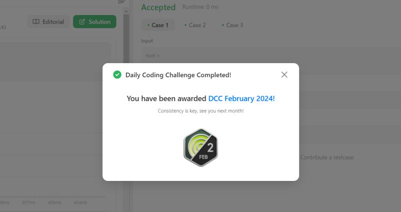 #leetcode #consistencyiskey #codingjourney | Khushi Rawat #leetcode #consistencyiskey #codingjourney | Khushi Rawat