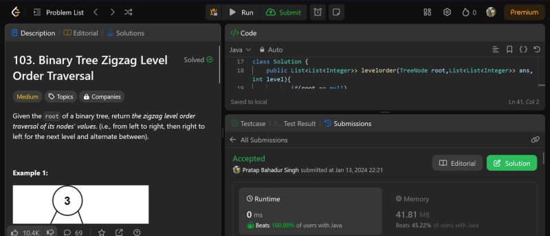 Day 97 of #100daysofcode #vitbhopal #leetcode #upskilling | Pratap ... Day 97 of #100daysofcode #vitbhopal #leetcode #upskilling | Pratap ...