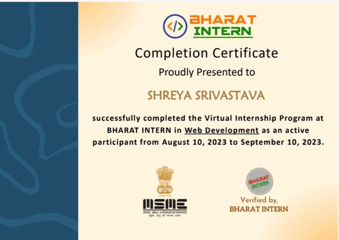 Shreya Srivastava on LinkedIn: heyy connections!!! I'm glad to share my ... Shreya Srivastava on LinkedIn: heyy connections!!! I'm glad to share my ...