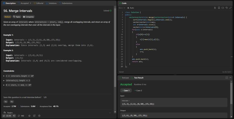 Diya Garg on LinkedIn: #100daysofcode #leetcode #c #codingchallenge # ... Diya Garg on LinkedIn: #100daysofcode #leetcode #c #codingchallenge # ...