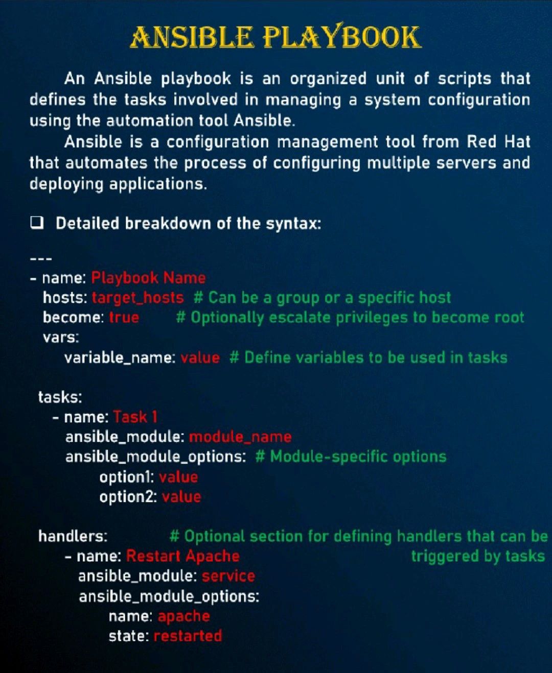 Shubham Shelke on LinkedIn: Ansible Playbook Shubham Shelke on LinkedIn: Ansible Playbook