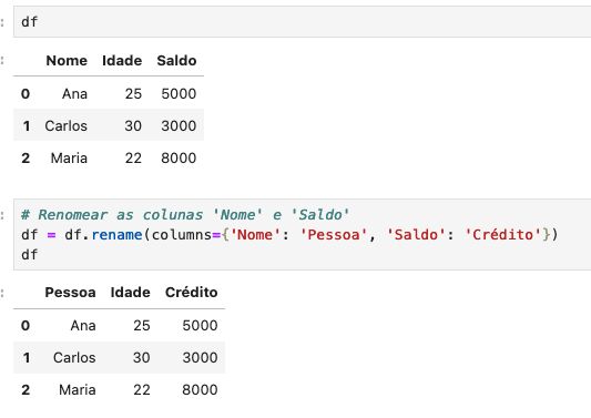 Dica de python/pandas 🐼: .rename() | Lucas Assirati Dica de python/pandas 🐼: .rename() | Lucas Assirati