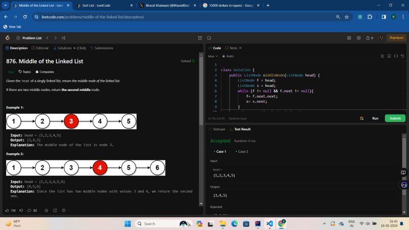 Bharat Khatwani on LinkedIn: #100daysofcode #100daysofcode #linkedlists ... Bharat Khatwani on LinkedIn: #100daysofcode #100daysofcode #linkedlists ...