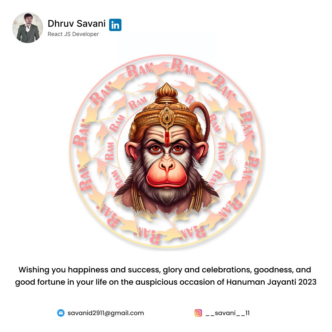 Dhruv Savani on LinkedIn: #hanuman #hindu #ram #hanumanchalisa # ... Dhruv Savani on LinkedIn: #hanuman #hindu #ram #hanumanchalisa # ...