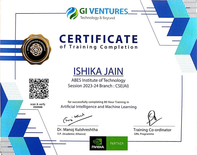 ISHIKA JAIN on LinkedIn: #ai #ml #nvidia #artificialintelligence # ... ISHIKA JAIN on LinkedIn: #ai #ml #nvidia #artificialintelligence # ...
