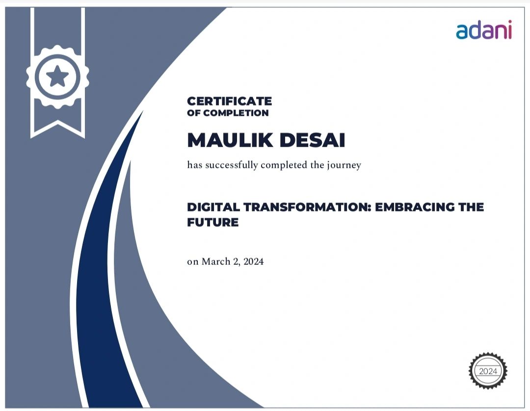 I am excited to share that I have successfully completed the I am excited to share that I have successfully completed the