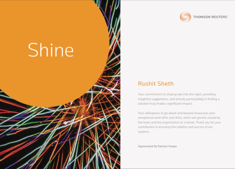 Rushit Sheth on LinkedIn: #commitment #innovation #teamsuccess # ... Rushit Sheth on LinkedIn: #commitment #innovation #teamsuccess # ...