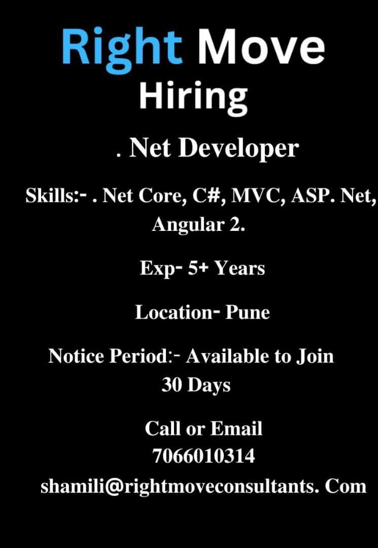 Shamili P on LinkedIn: #mvc #angular2 #hiring #rightmove Shamili P on LinkedIn: #mvc #angular2 #hiring #rightmove