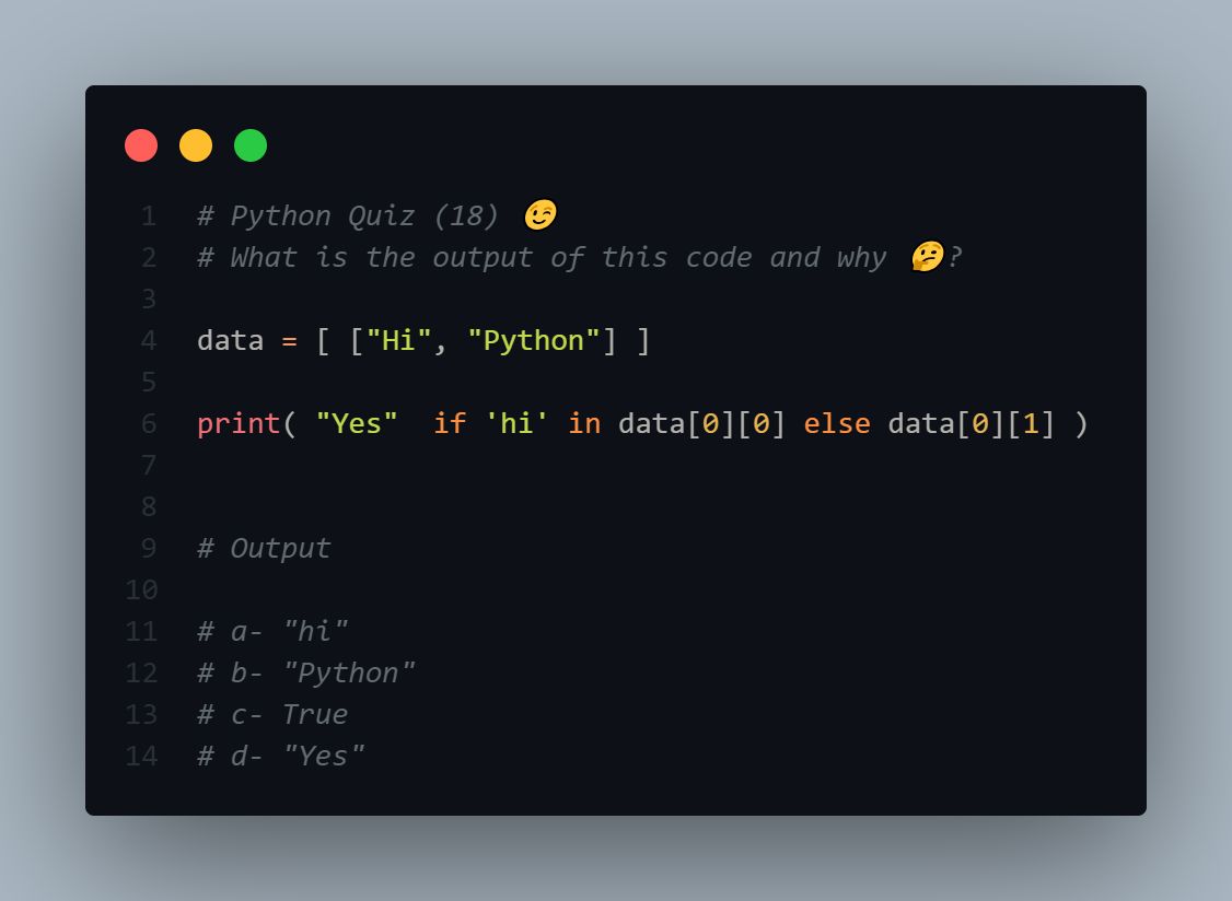 Mahmoud EL-kariouny on LinkedIn: #python #pythondeveloper # ... Mahmoud EL-kariouny on LinkedIn: #python #pythondeveloper # ...