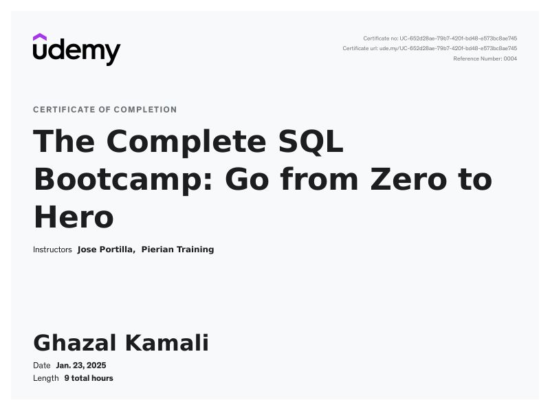 #sql #datascience #udemy #learningjourney #careergrowth #dataanalytics ... #sql #datascience #udemy #learningjourney #careergrowth #dataanalytics ...