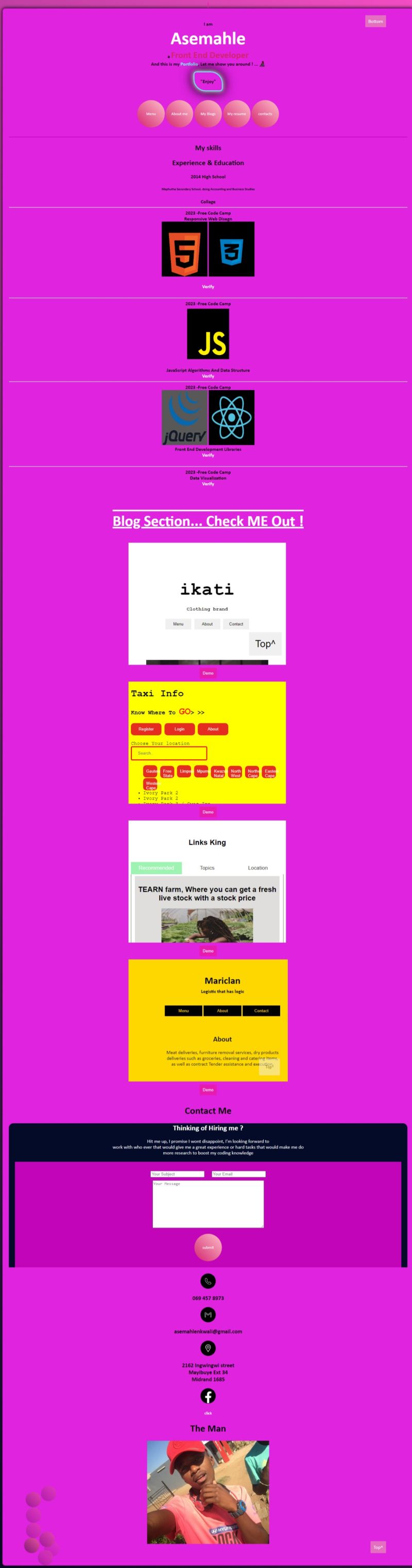 Asemahle Nkwali on LinkedIn: #reactjs #reactdeveloper #html #html5 #css ... Asemahle Nkwali on LinkedIn: #reactjs #reactdeveloper #html #html5 #css ...