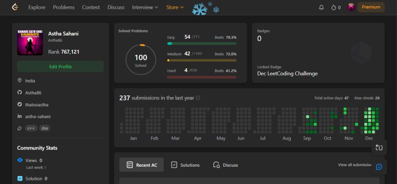 Astha Sahani on LinkedIn: #leetcode #dsa #codingjourney #problemsolving ... Astha Sahani on LinkedIn: #leetcode #dsa #codingjourney #problemsolving ...