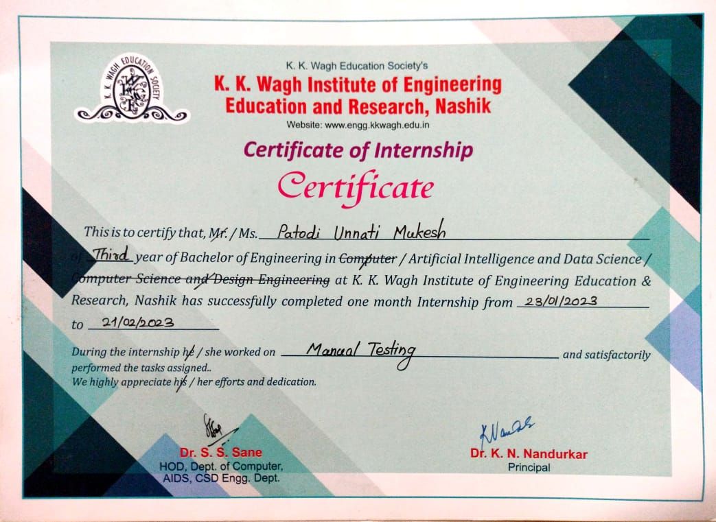 Unnati Patodi on LinkedIn: #manualtesting #softwaretesting # ... Unnati Patodi on LinkedIn: #manualtesting #softwaretesting # ...