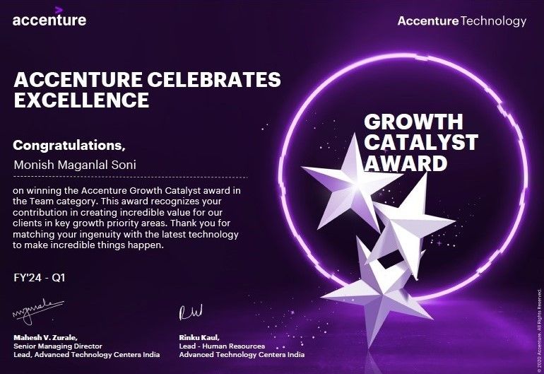Monish Soni on LinkedIn: #aceaward #teamwork #gratitude #accentureproud ... Monish Soni on LinkedIn: #aceaward #teamwork #gratitude #accentureproud ...