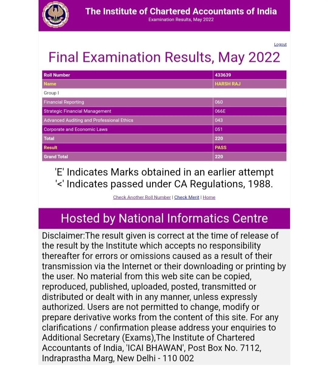 CA Harsh Raj on LinkedIn: #charteredaccountant #may2023 #ca # ... CA Harsh Raj on LinkedIn: #charteredaccountant #may2023 #ca # ...