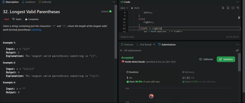 Day 83 of my 100-day coding streak: parentheses dance | SHEIKH MOHD ... Day 83 of my 100-day coding streak: parentheses dance | SHEIKH MOHD ...