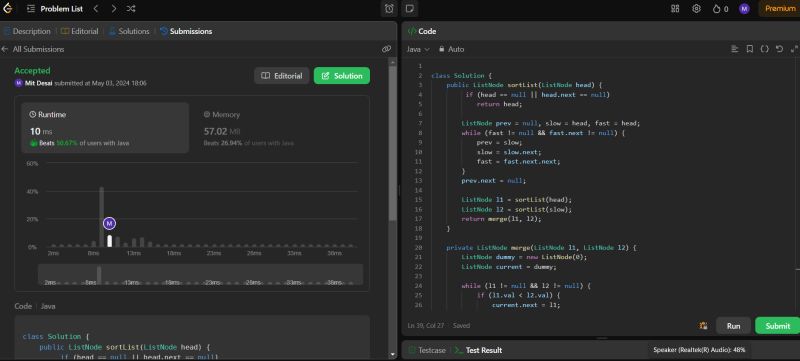 Day 17 of the LeetCode Coding Challenge | Mit Desai posted on the topic ... Day 17 of the LeetCode Coding Challenge | Mit Desai posted on the topic ...