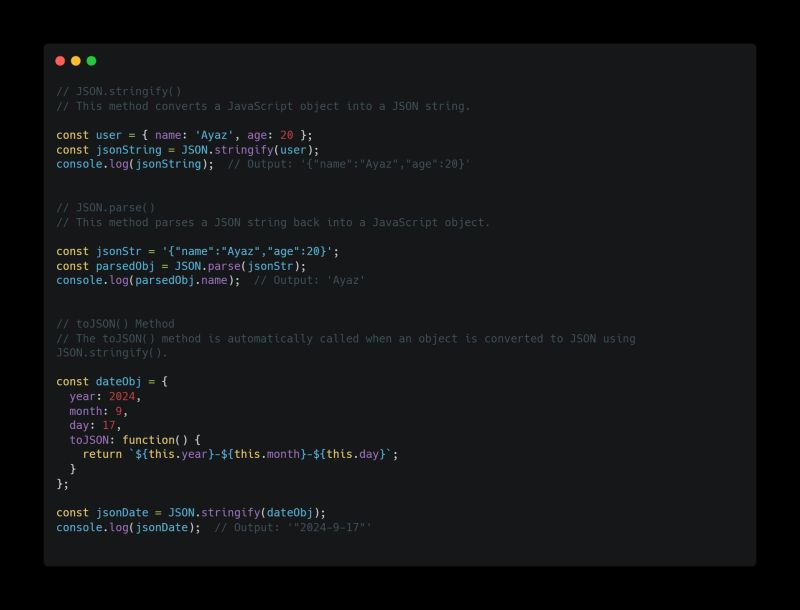 Ayaz Ahmad on LinkedIn: JavaScript JSON (JavaScript Object Notation) is ... Ayaz Ahmad on LinkedIn: JavaScript JSON (JavaScript Object Notation) is ...