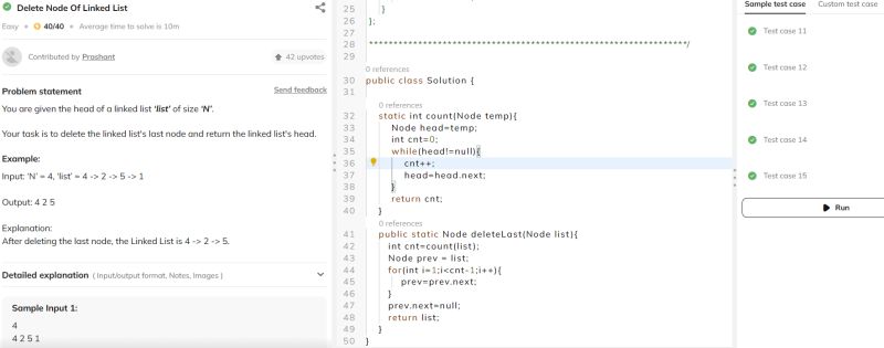 Day 52 of Solving LeetCode & Coding Ninjas Problems | Yuvraj Singh ... Day 52 of Solving LeetCode & Coding Ninjas Problems | Yuvraj Singh ...