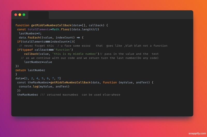 What is callback in JavaScript? | Ssengendo Nazil posted on the topic ... What is callback in JavaScript? | Ssengendo Nazil posted on the topic ...
