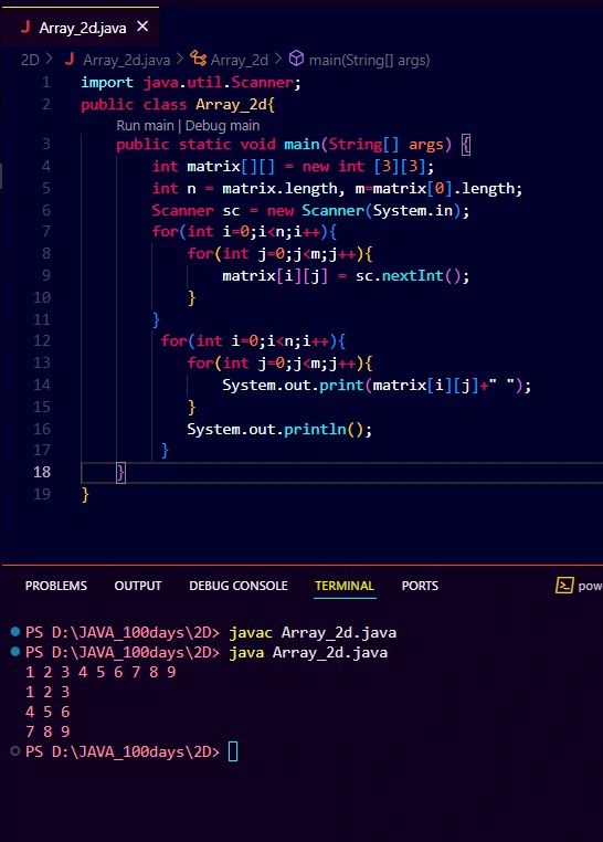 #100daysofcode #2darray #dsa #codingjourney #100daysofcodechallenge ... #100daysofcode #2darray #dsa #codingjourney #100daysofcodechallenge ...