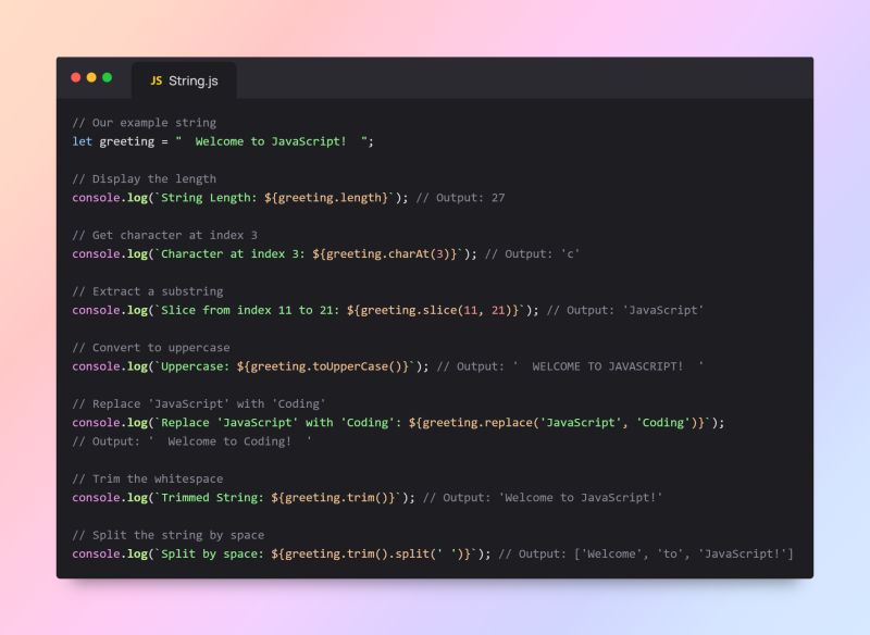 Pravin Suwasiya on LinkedIn: #javascript #stringmethods #webdevelopment ... Pravin Suwasiya on LinkedIn: #javascript #stringmethods #webdevelopment ...