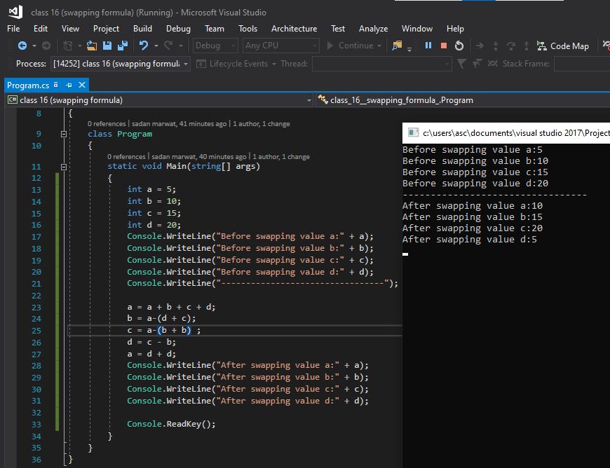 Sadan Mehmood on LinkedIn: #csharp #programming #learning #swapping #code Sadan Mehmood on LinkedIn: #csharp #programming #learning #swapping #code