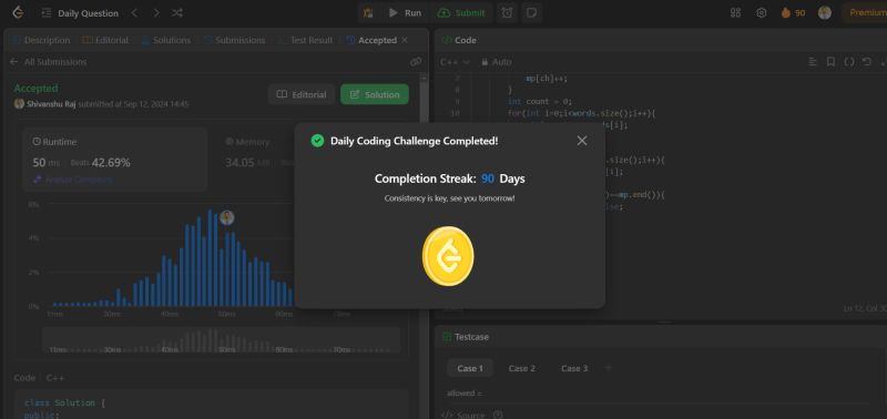 Shivanshu Raj on LinkedIn: #leetcode #codingjourney #90daysofcode # ... Shivanshu Raj on LinkedIn: #leetcode #codingjourney #90daysofcode # ...
