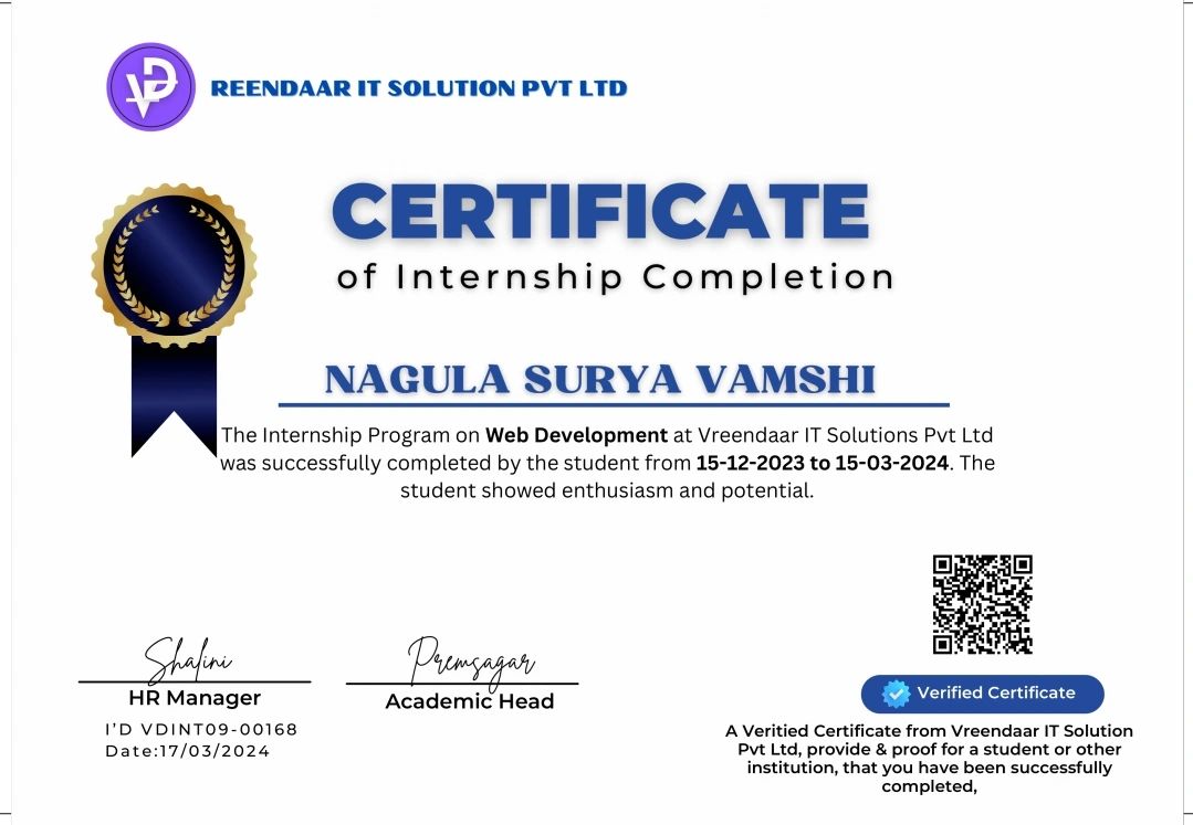 NAGULA SURYA VAMSHI on LinkedIn: #html #css #javascript #reactjs #bootstrap NAGULA SURYA VAMSHI on LinkedIn: #html #css #javascript #reactjs #bootstrap