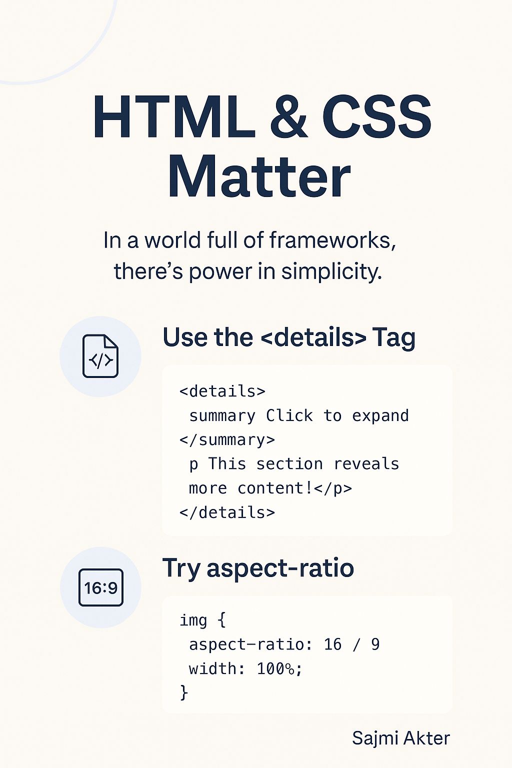 #html #css #webdevelopment #frontendtips #cleancode #responsivedesign ... #html #css #webdevelopment #frontendtips #cleancode #responsivedesign ...