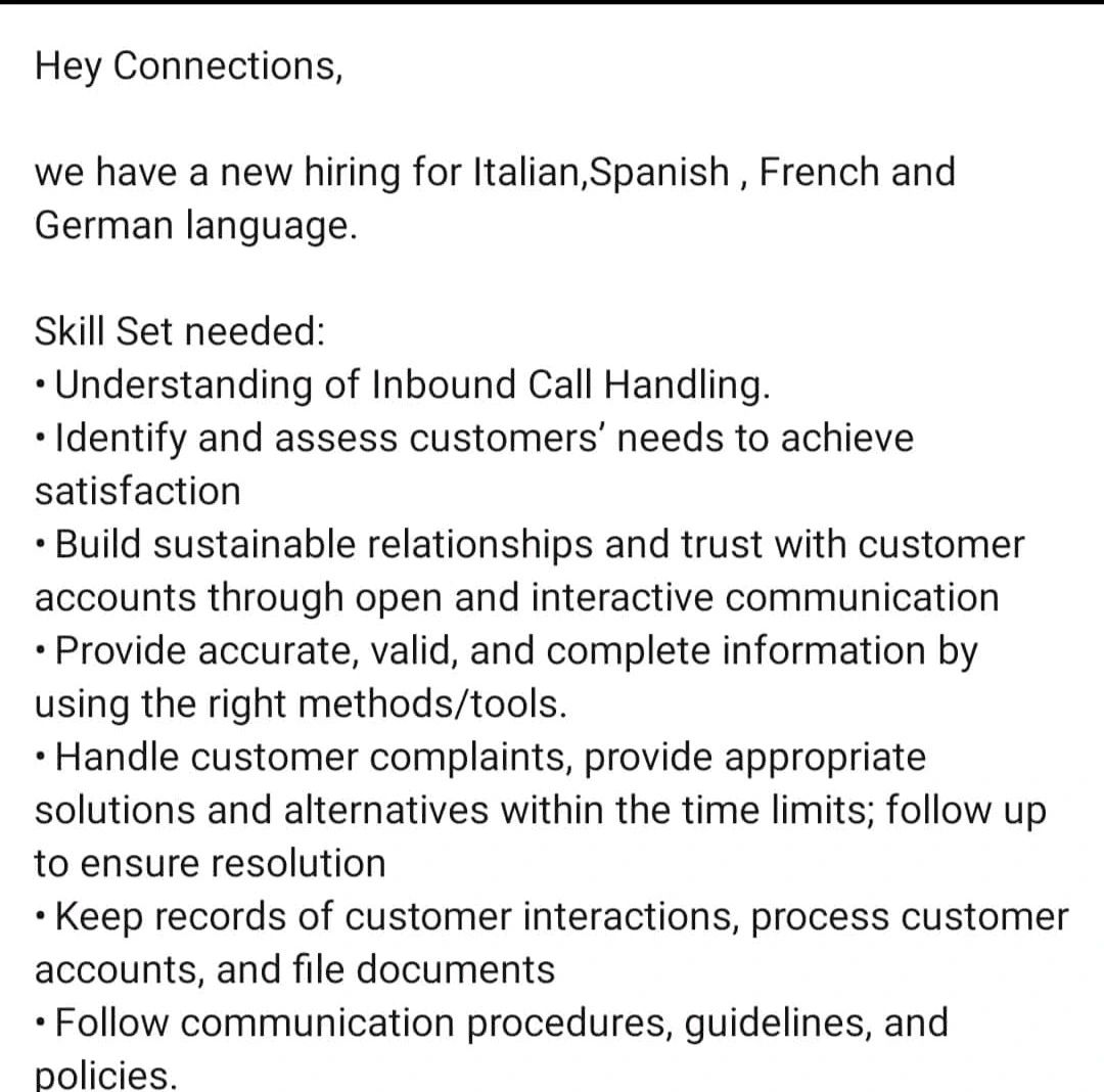 Priyanka Sharma on LinkedIn: #hiring Priyanka Sharma on LinkedIn: #hiring