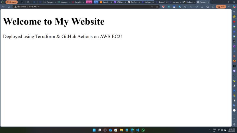#terraform #aws #devops #githubactions #cloudcomputing #63daysofdevops ... #terraform #aws #devops #githubactions #cloudcomputing #63daysofdevops ...