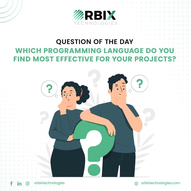 Orbix Technologies on LinkedIn: #techies #qotd #techcommunity # ... Orbix Technologies on LinkedIn: #techies #qotd #techcommunity # ...