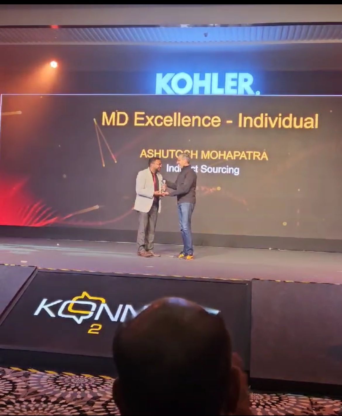 The MD excellence award recognises individuals from a function for ... The MD excellence award recognises individuals from a function for ...