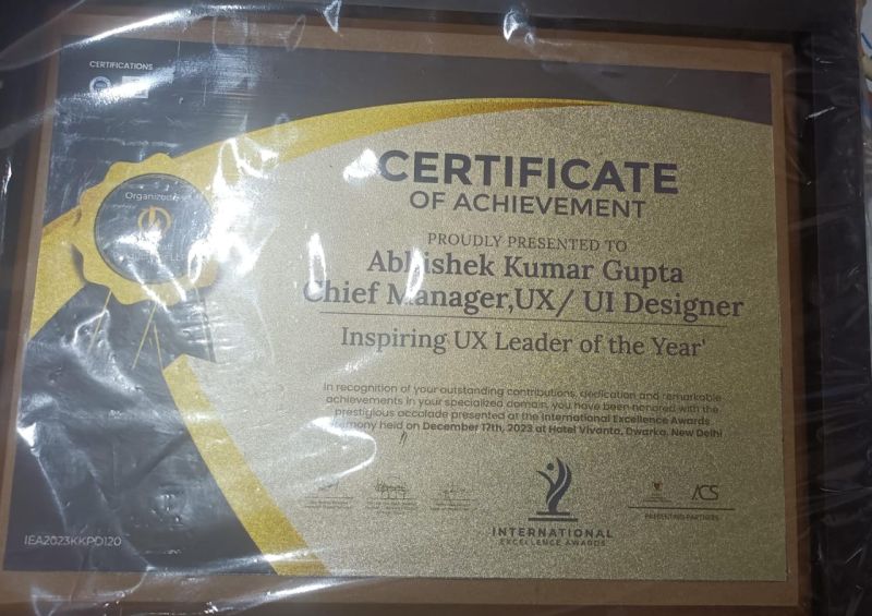 Abhishek Kumar Gupta Chief Manager, UX/ UI Designer - Inspiring UX ... Abhishek Kumar Gupta Chief Manager, UX/ UI Designer - Inspiring UX ...