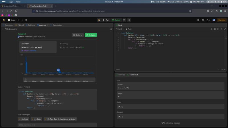 BARANIDHARAN S on LinkedIn: #leetcodechallenge #python #algorithms # ... BARANIDHARAN S on LinkedIn: #leetcodechallenge #python #algorithms # ...