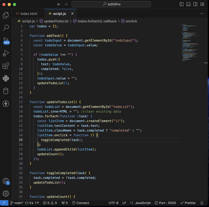 Tej Thapa on LinkedIn: JavaScript Final Project (ToDo List) at the end ... Tej Thapa on LinkedIn: JavaScript Final Project (ToDo List) at the end ...
