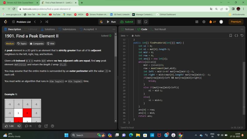 Akshat Uke on LinkedIn: Day #33/100 Challenge LeetCode Problem :- Akshat Uke on LinkedIn: Day #33/100 Challenge LeetCode Problem :-