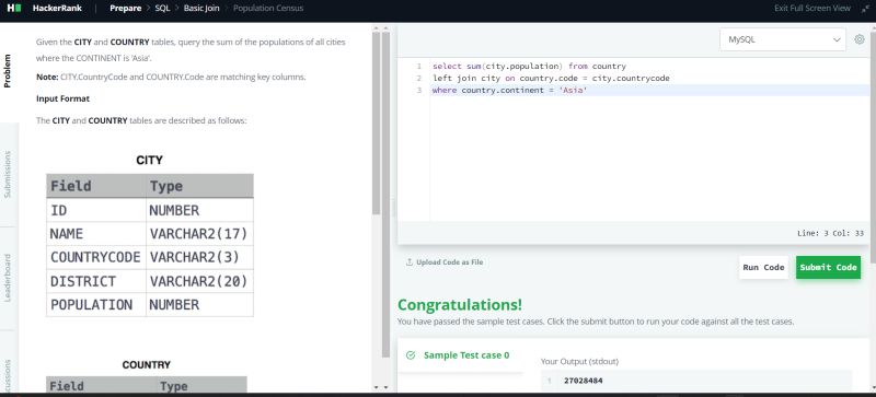 Aashish Ranjan on LinkedIn: #100daysofcode #sqljourney #codechallenge Aashish Ranjan on LinkedIn: #100daysofcode #sqljourney #codechallenge