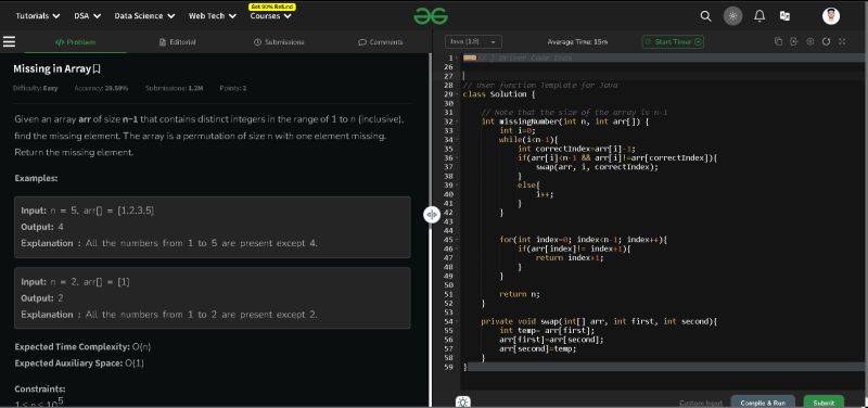 AJAY TELI on LinkedIn: #100daysofcode #100daysofcode #dsa #java #arrays ... AJAY TELI on LinkedIn: #100daysofcode #100daysofcode #dsa #java #arrays ...