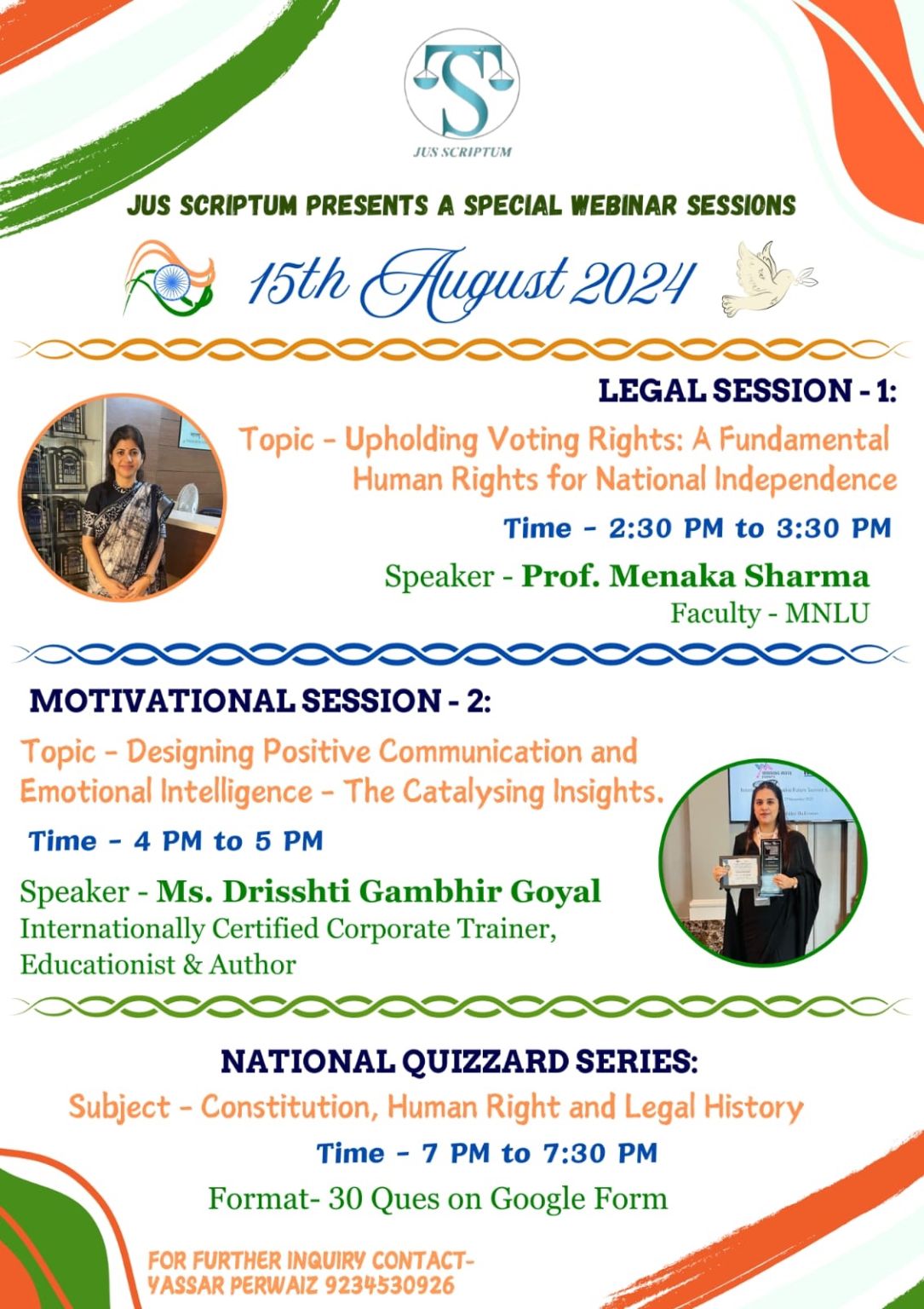Adv. Menaka Sharma on LinkedIn: I am pleased to share that on the ... Adv. Menaka Sharma on LinkedIn: I am pleased to share that on the ...