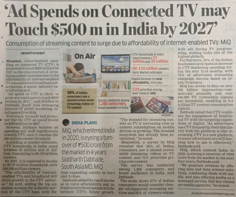 Manish Dutt on LinkedIn: #streamingmedia #ctv #ctvadvertising #ott Manish Dutt on LinkedIn: #streamingmedia #ctv #ctvadvertising #ott
