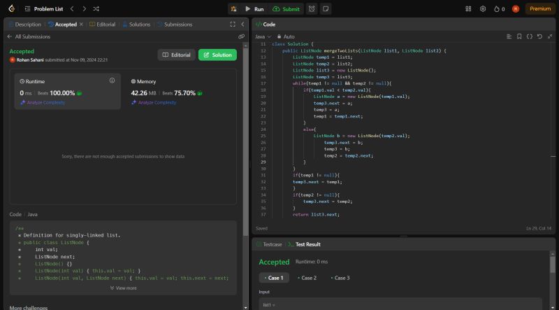 Rohan Sahani on LinkedIn: #100daysleetcodechallenge #leetcode ... Rohan Sahani on LinkedIn: #100daysleetcodechallenge #leetcode ...
