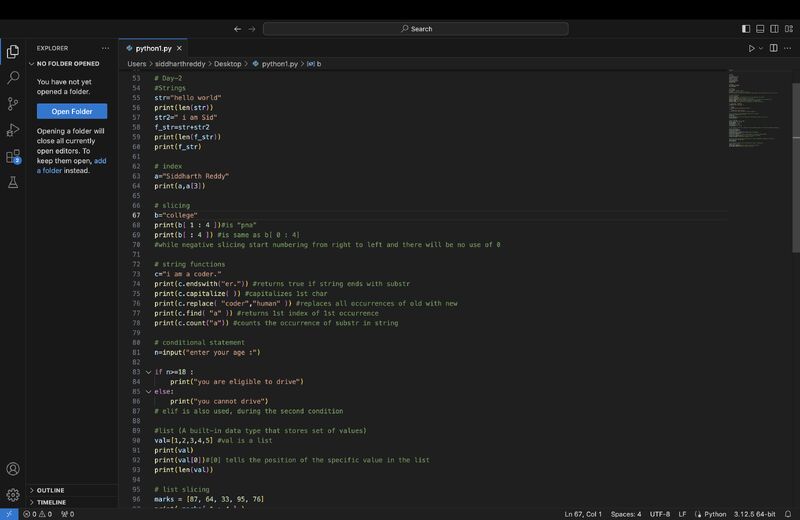 Siddharth Reddy on LinkedIn: #postingtillitisdone #python # ... Siddharth Reddy on LinkedIn: #postingtillitisdone #python # ...