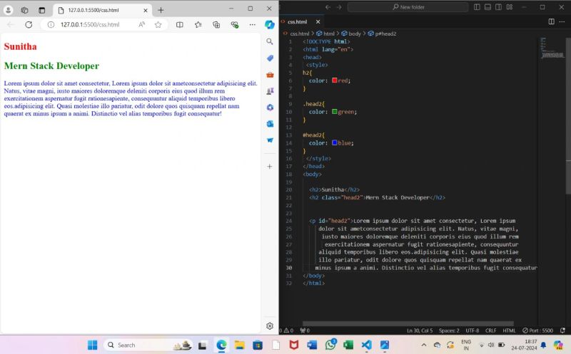 Sunitha Velpuri on LinkedIn: #head2 #mern #css #learning Sunitha Velpuri on LinkedIn: #head2 #mern #css #learning