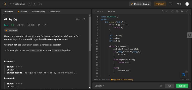 Khushi Gupta on LinkedIn: #100dayofcoding #drgviswanathan #leetcode # ... Khushi Gupta on LinkedIn: #100dayofcoding #drgviswanathan #leetcode # ...