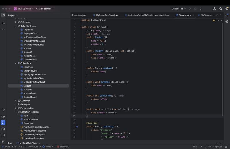 Samarth Karale on LinkedIn: #java #corejava #collections #codingjourney ... Samarth Karale on LinkedIn: #java #corejava #collections #codingjourney ...