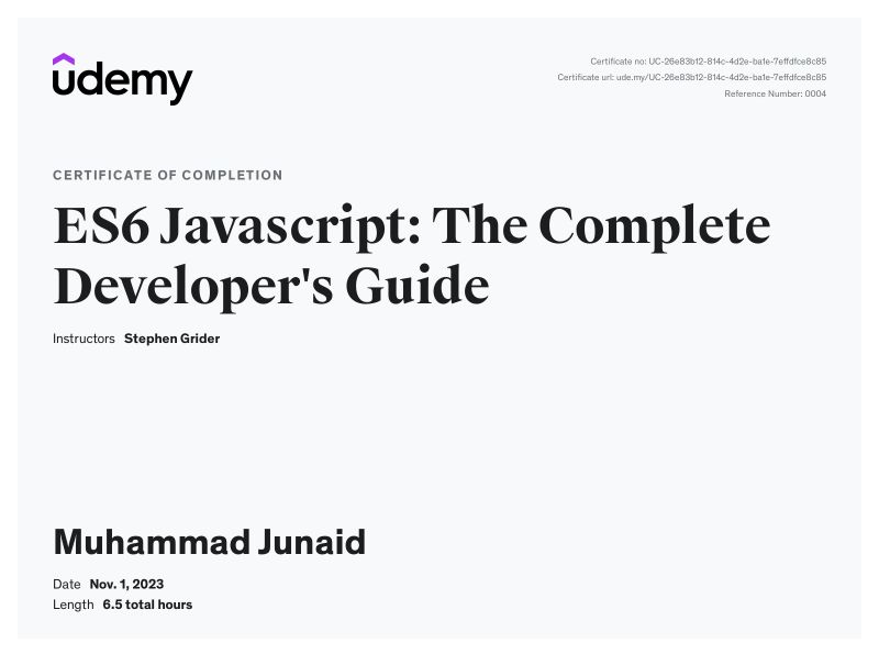 Muhammad Junaid on LinkedIn: #es6 #typescript #javascript Muhammad Junaid on LinkedIn: #es6 #typescript #javascript